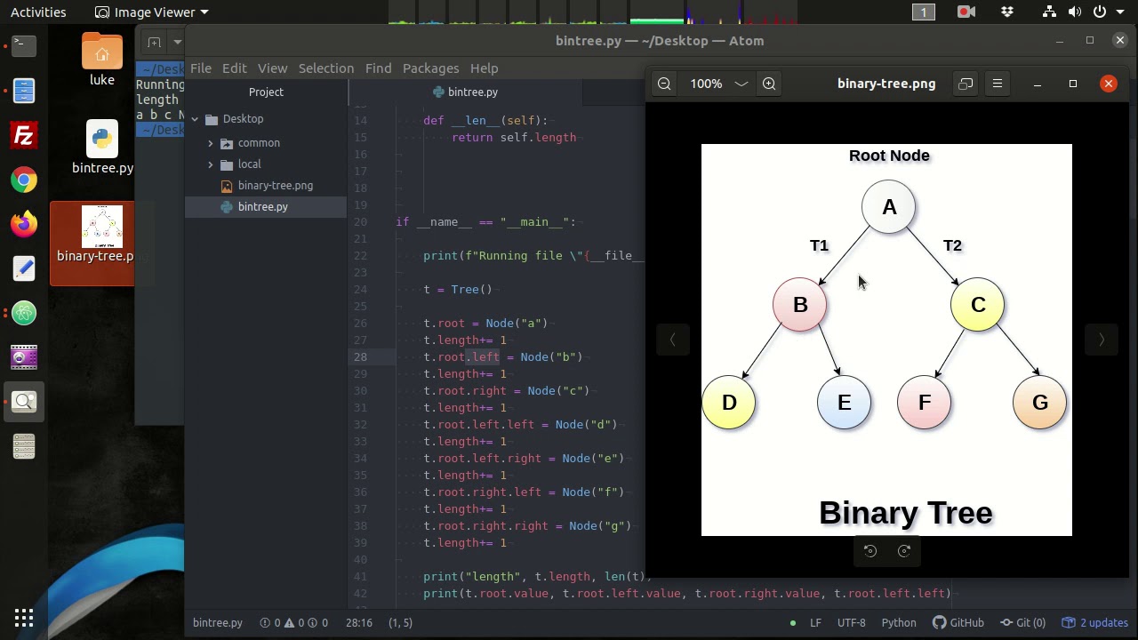 Python 3 Class Based Binary Tree - Part 1