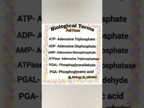 🛑Biological Terms🛑||Full Form😍😍||