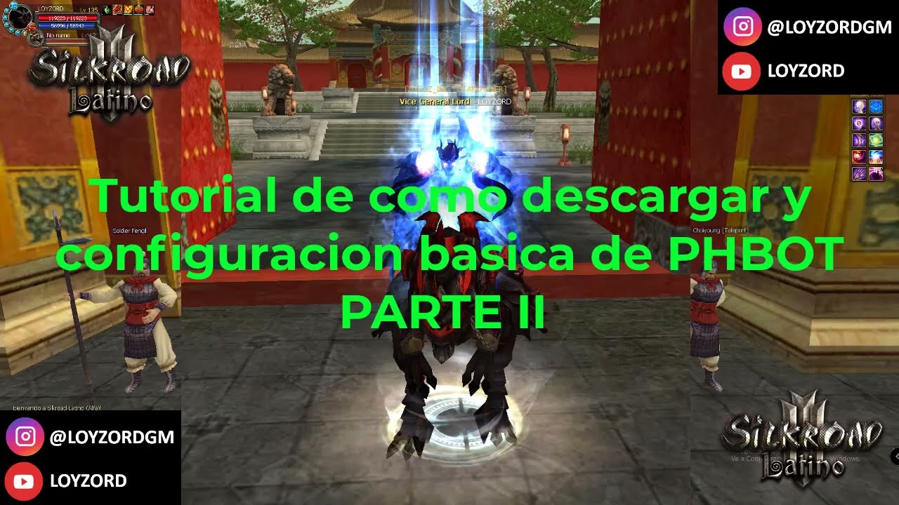 Tutorial  configuracion en phbot  ventanas (town- training area)