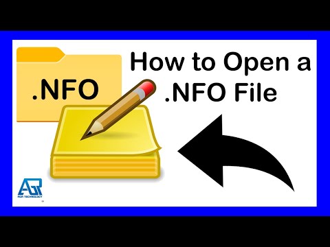 How to open a .nfo file on Windows - AGR Technology