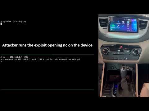 AirBorne CVE-2025-24132 Exploit Demo: Car Multimedia System Stack Overflow