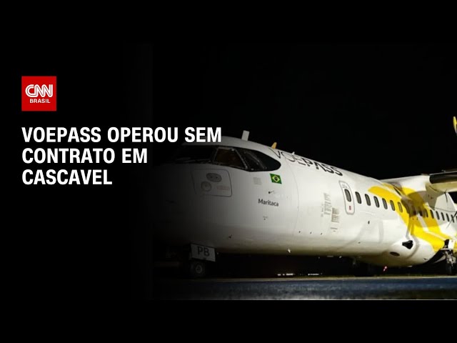 Voepass operated in Cascavel without a contract, documents obtained by ...