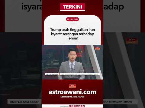 Trump arah tinggalkan Iran isyarat serangan terhadap Tehran