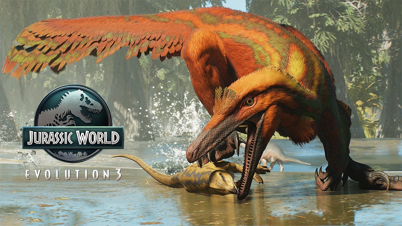 Austroraptor HUNTING Hypsilophodon | Jurassic World Evolution 3