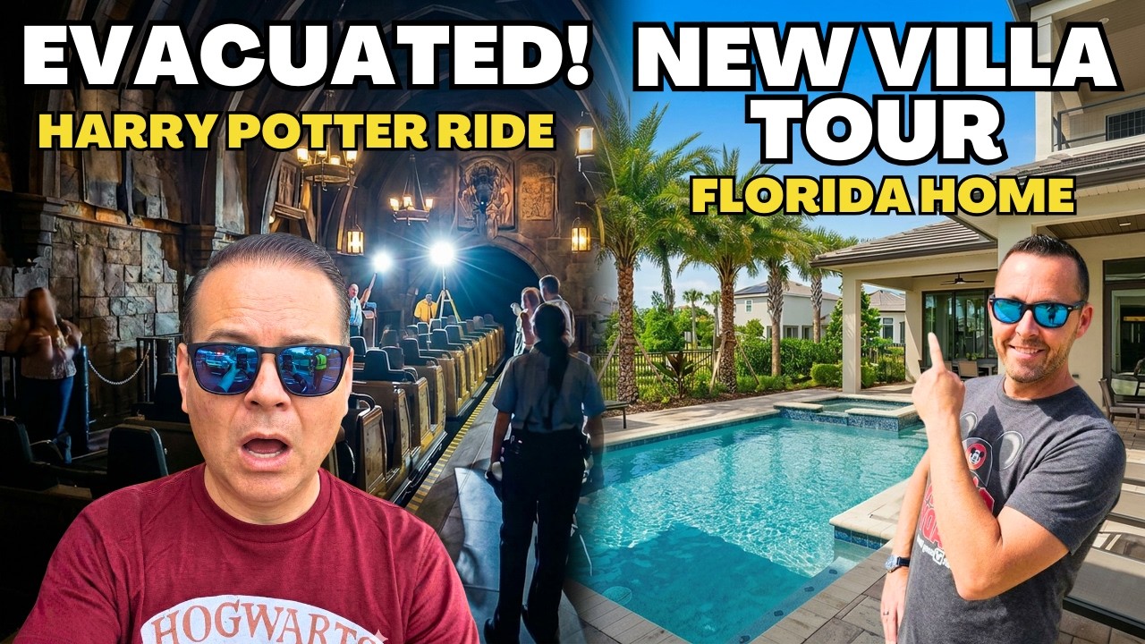 We Got EVACUATED Off a Harry Potter Ride at Universal Orlando | New Florida Villa Tour