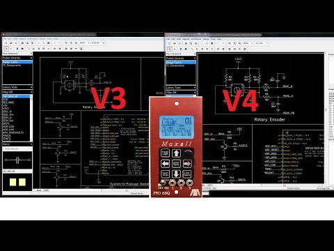 RPTC-Q Main PCB Schematic V3 vs V4 Comparison