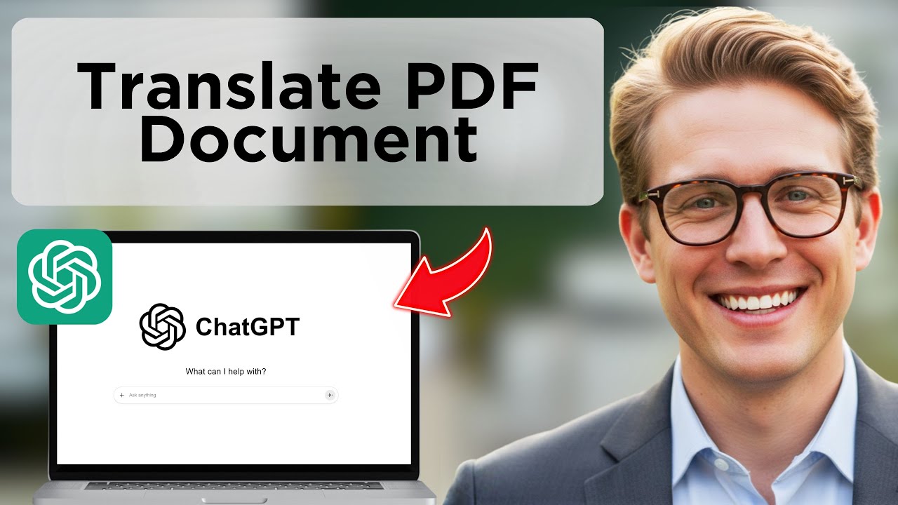 How to Translate a PDF Document to Any Language Using ChatGPT (Tutorial Video)