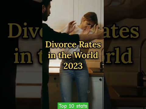 DIVORCE RATES IN THE WORLD 2023..#stats #worl#trending
