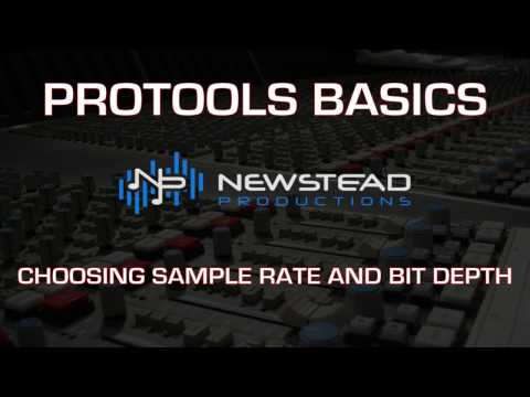 Pro Tools tutorial - Setting sample rate and bit depth