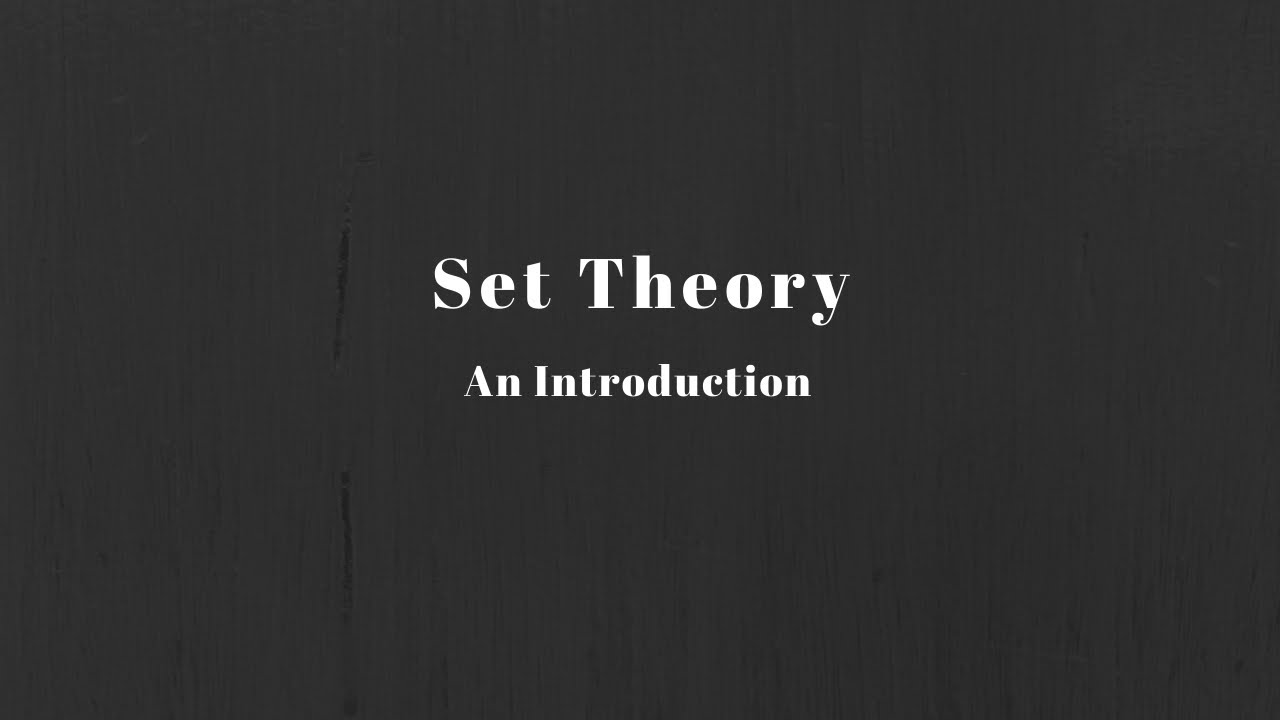 Math 30-2:  Set Theory Introduction