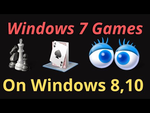 Download Windows 7 Games on Windows 8,10