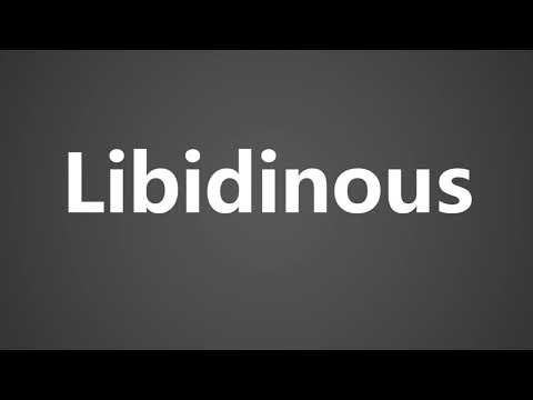 How To Pronounce Libidinous