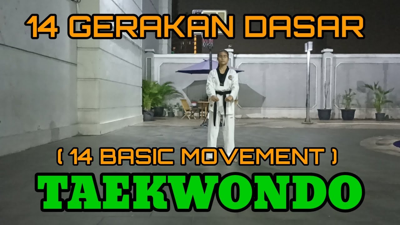 14 GERAKAN DASAR ( 14 BASIC MOVEMENT )  TAEKWONDO‼️R.O.F Taekwondo Academy