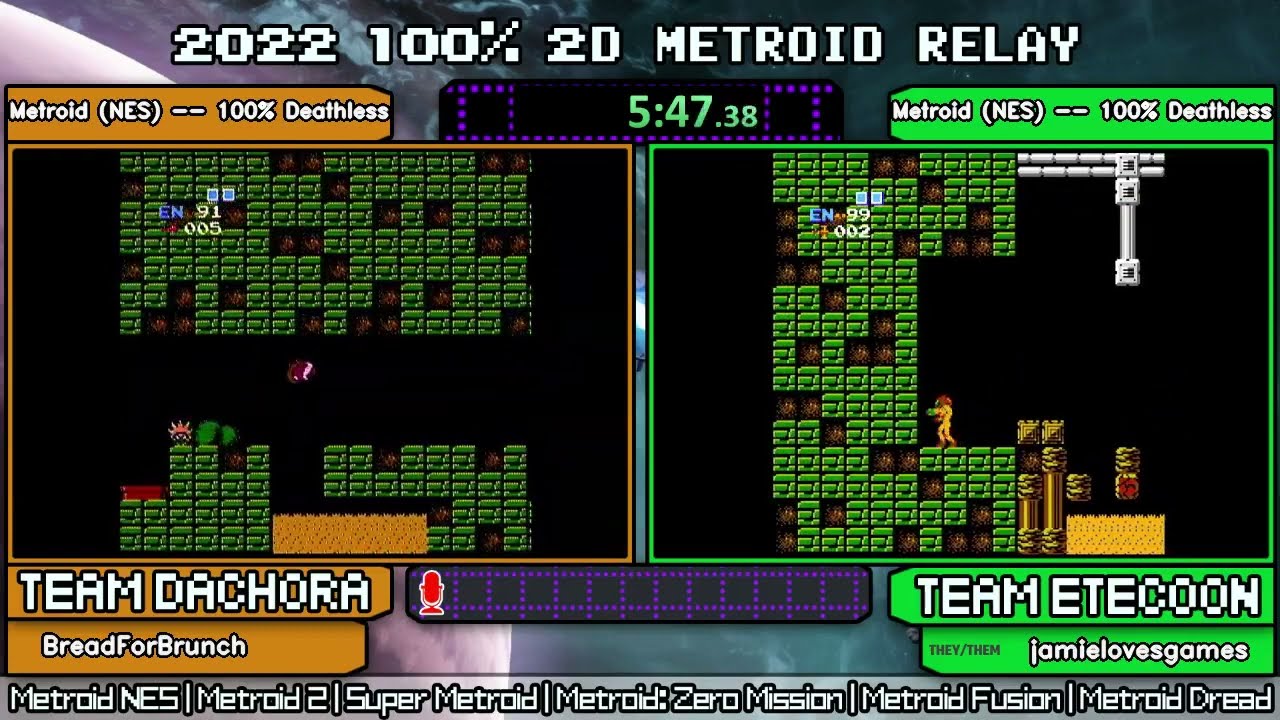 2D Metroid Relay Race 2022