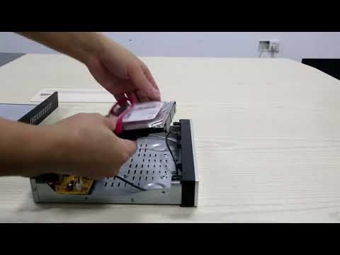 How to remove the hard drive from DVR system