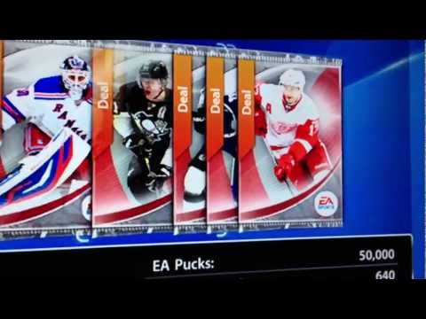 PACK 2 - RARE PLAYER PACK - EA NHL 13 HUT STORE