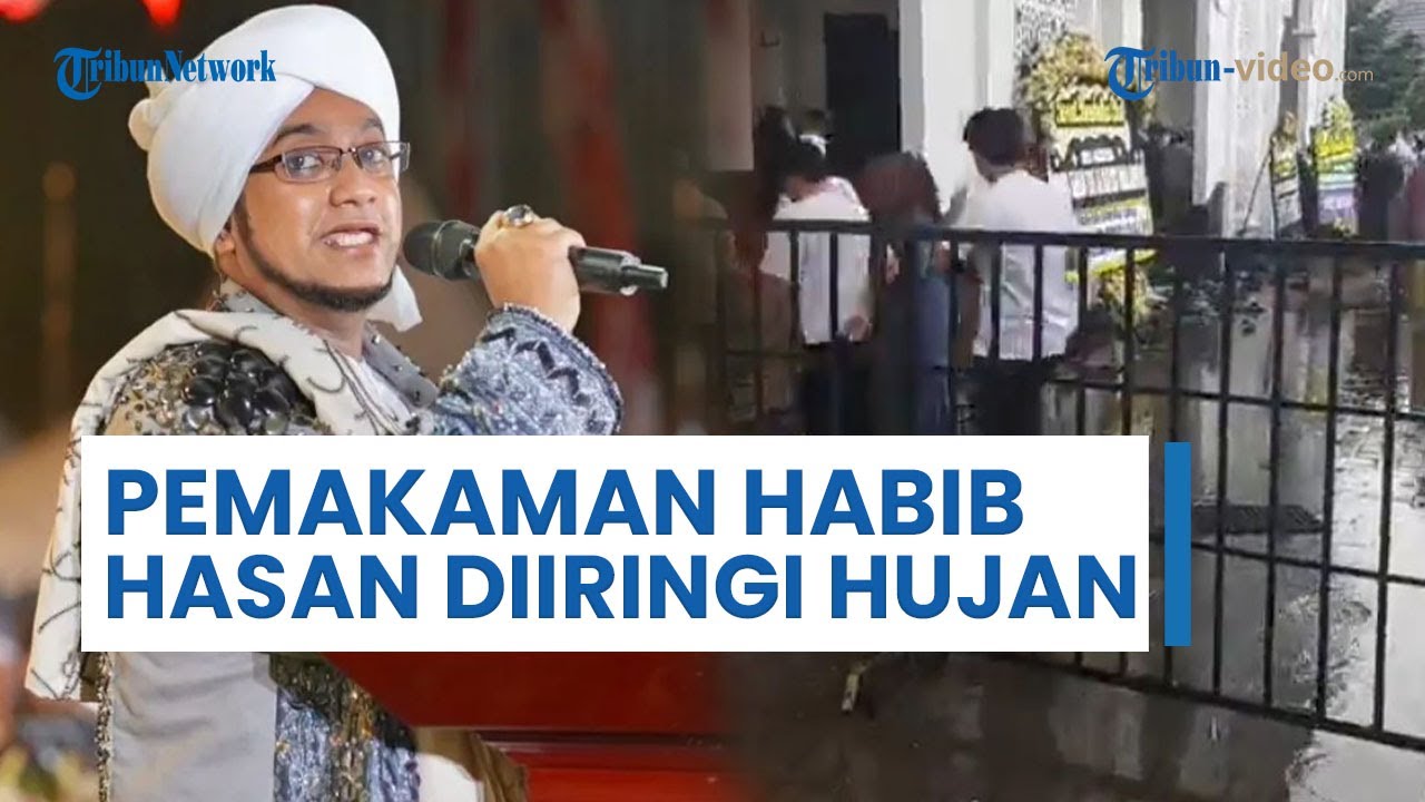 Hujan di Masjid Nurul Musthofa Depok Iringi Pemakaman Habib Hasan Bin ...
