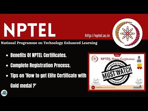 NPTEL COURSE CERTIFICATION FROM TOP IIT'S | Fees | Exam Pattern | Certificate Criteria |