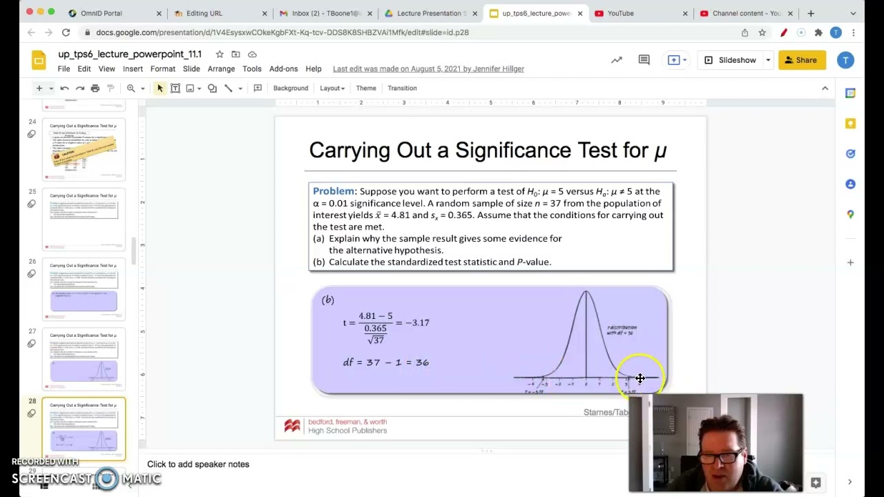 Understanding Testing Claims About Means in AP Statistics | Galaxy.ai