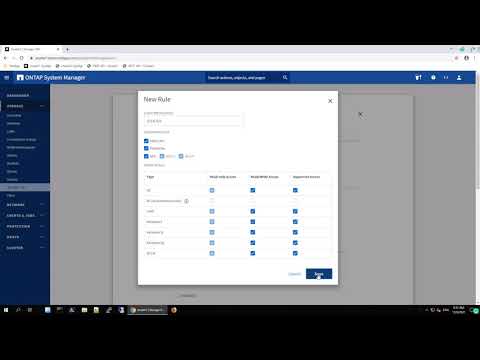 ONTAP 9.10.1 - UX - Case 4 - Create export policy at time of SVM creation