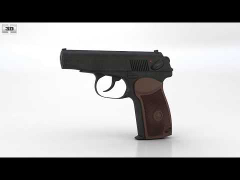 Makarov Pistol 3D model by 3DModels.org