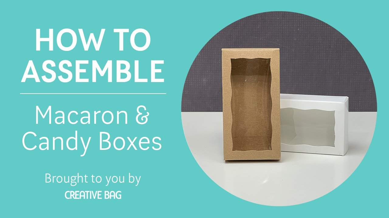 Macaron & Candy Boxes - How To Assemble