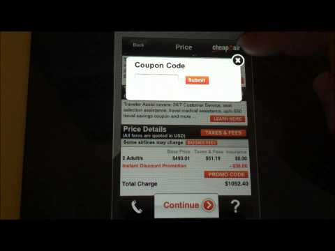 CheapOair iPhone Video App Review