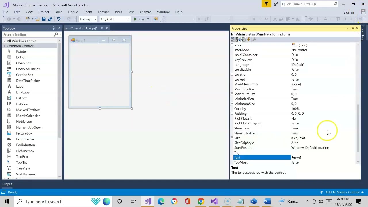 Introduction to Multiple Forms