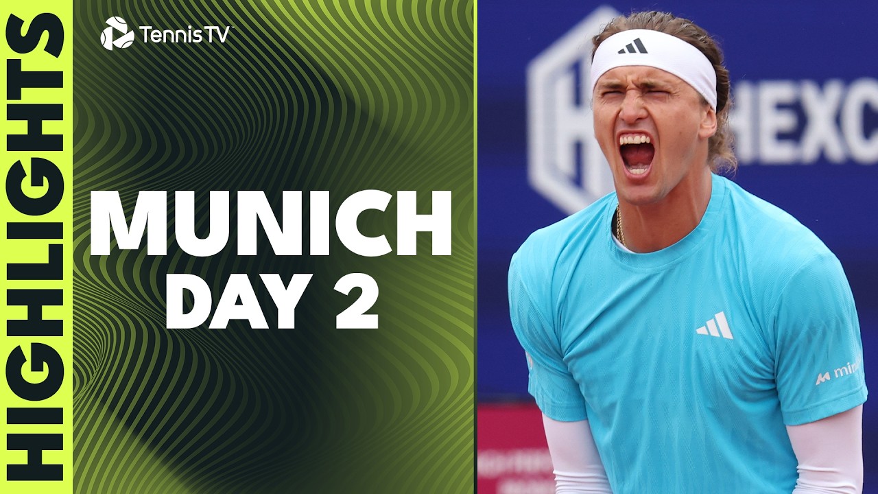 Zverev Takes On Kecmanovic; Fonseca & Bublik Also Feature | Munich 2026 Day 2 Highlights