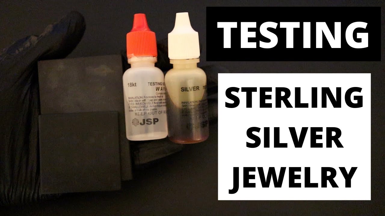 How To Test Your Sterling Silver Jewelry | Acid Method