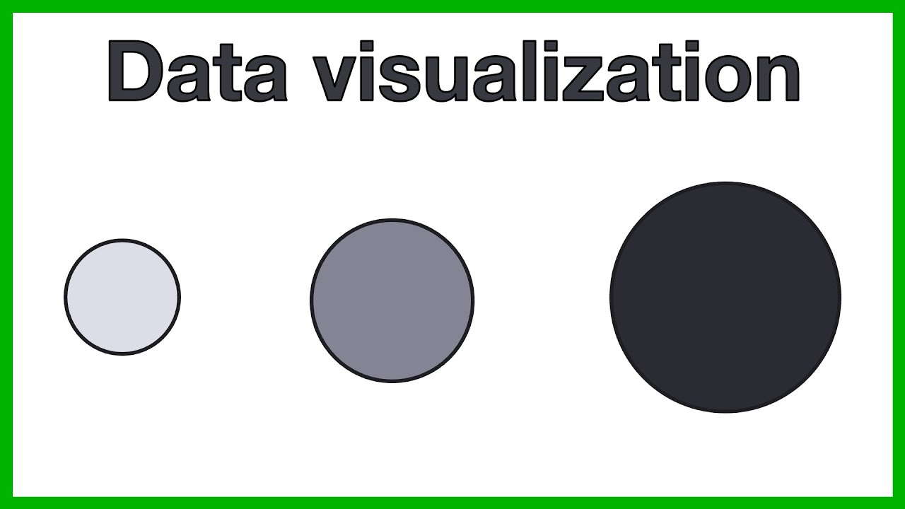 Data visualization: A short introduction to the core concepts of data visualization on networks