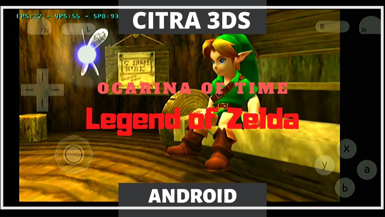 Legend of Zelda Ocarina of Time Citra Emulator 3DS on Android with Links
