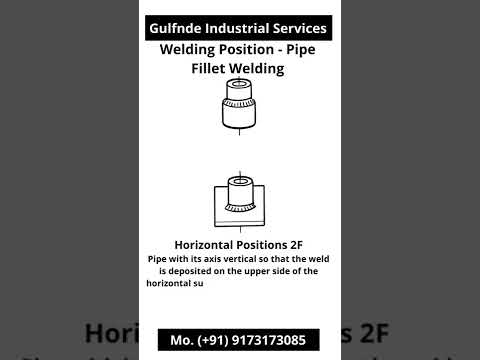 Welding Position I Pipe I Fillet I Horizontal 2F I ASME IX #mechanical #metal #ndt #gulfnde