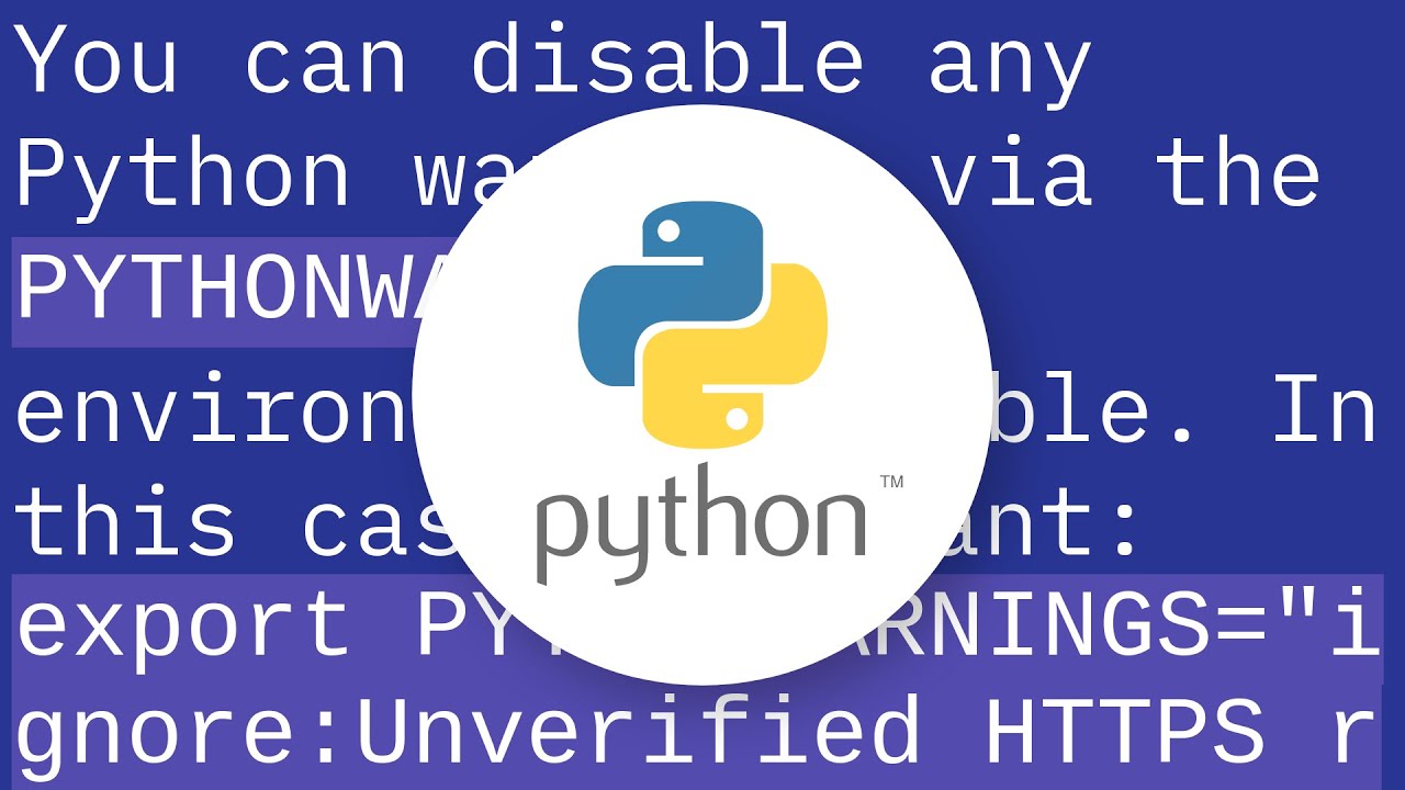 Suppress InsecureRequestWarning: Unverified HTTPS request is being made in Python2.6