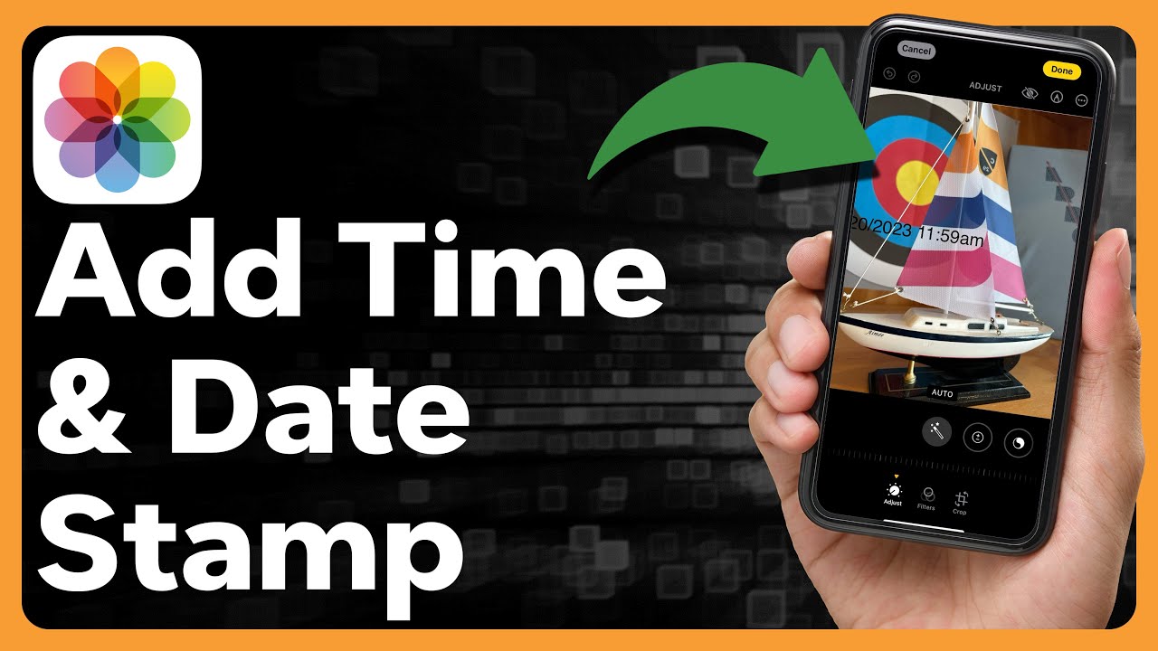 How To Add Time And Date Stamp To iPhone Photo