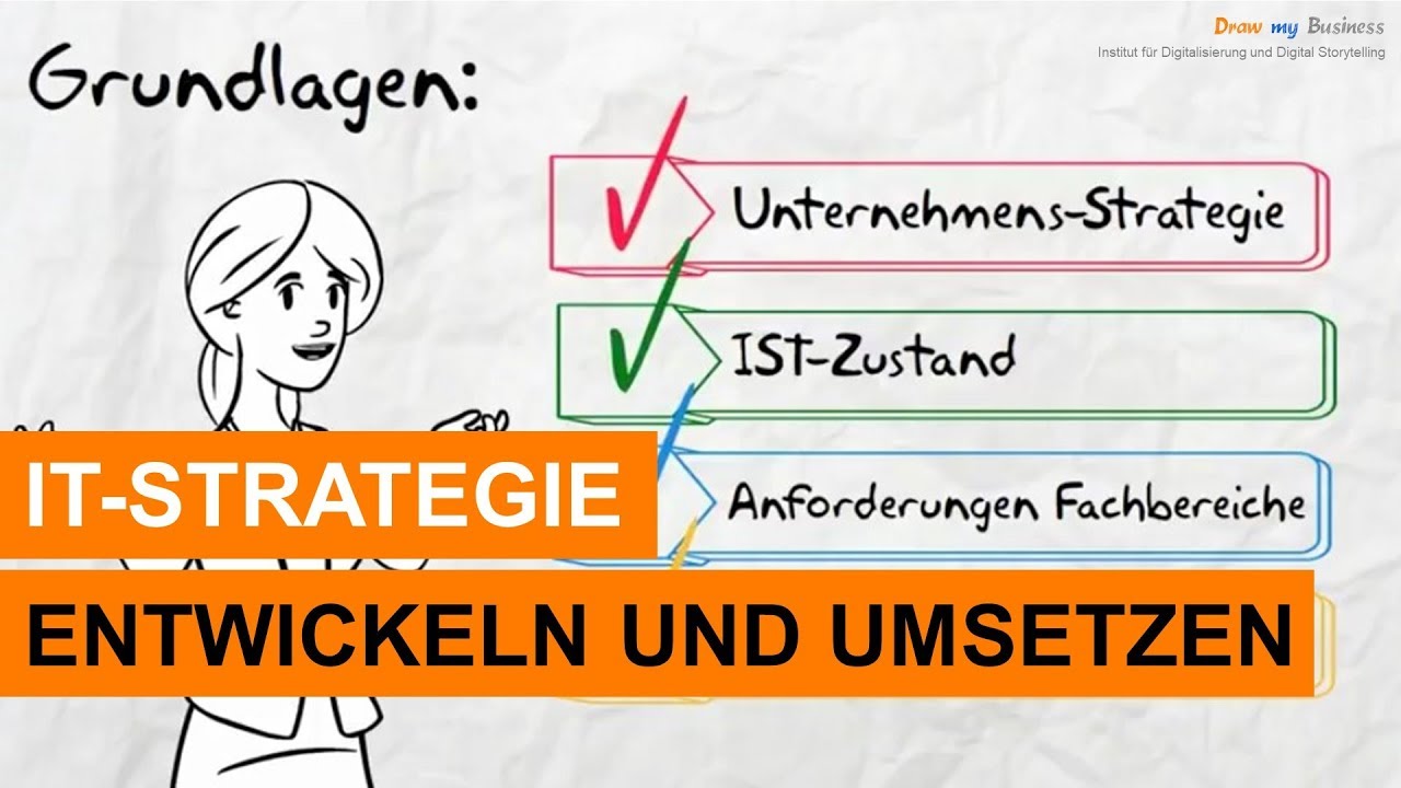 IT-Strategie / Strategisches IT-Management: IT-Strategien entwickeln und umsetzen | Einfach erklärt!