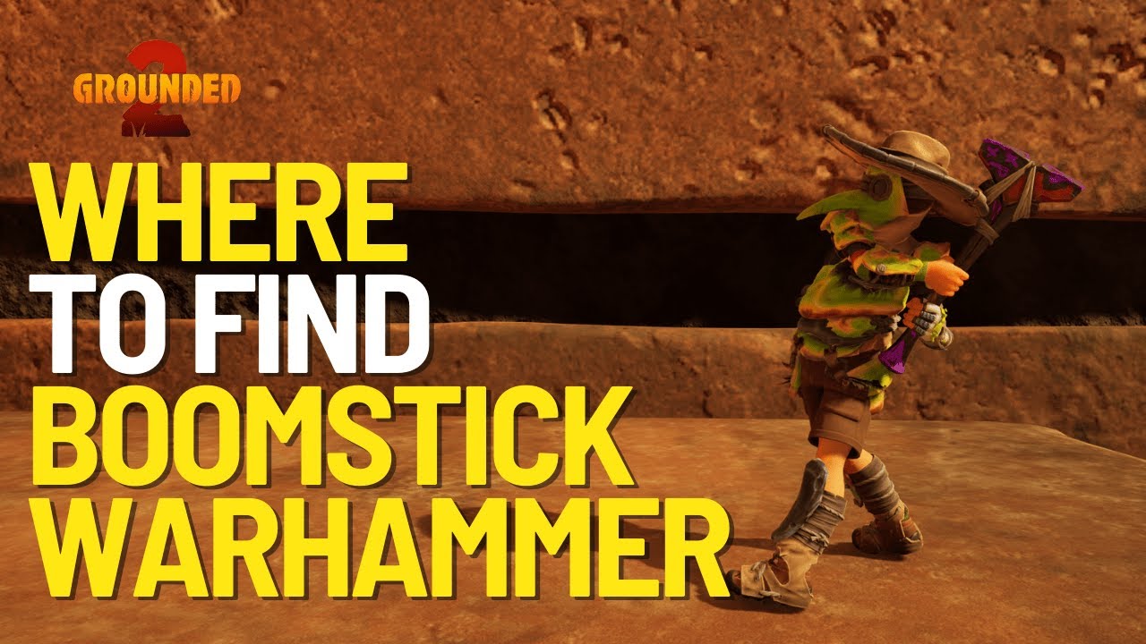 Where To Find Boom Stick a Secret Warhammer in Grounded 2 (Toxic Tangle Update)