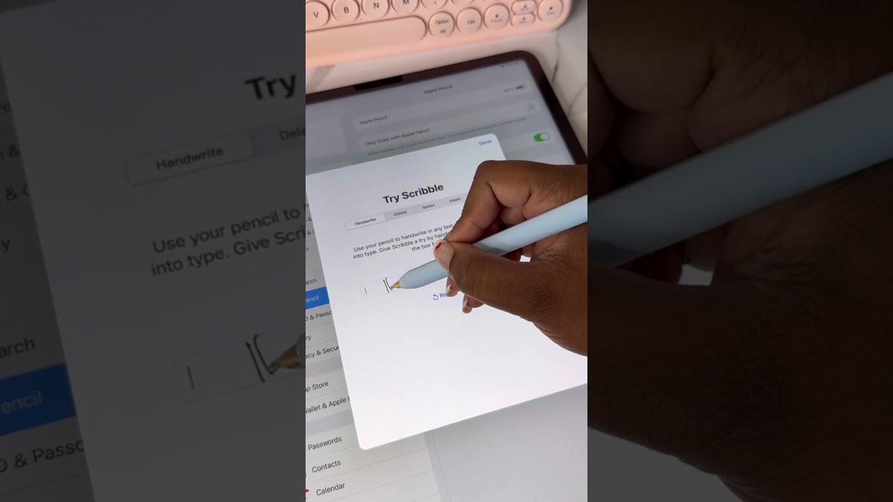 POV: Your handwriting is messy, so you cheat 🙈📝👎🏾✏️✨ #ipad #ipados17  #study
