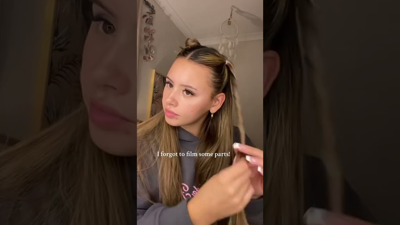 cute hairstyles for school💓💓 #hairstyle