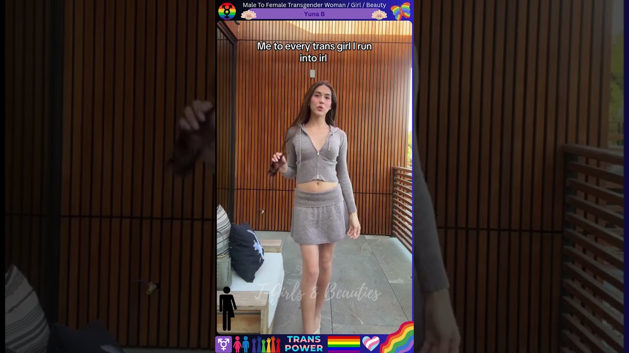 Male to Female Transgender Woman - Yuna B #viralvideo #shortvideo #transgender #mtf #lgbt #shorts
