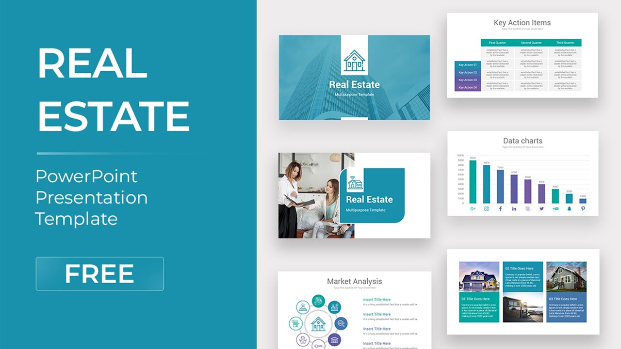 Real Estate PowerPoint Template Free Download - Nulivo Market