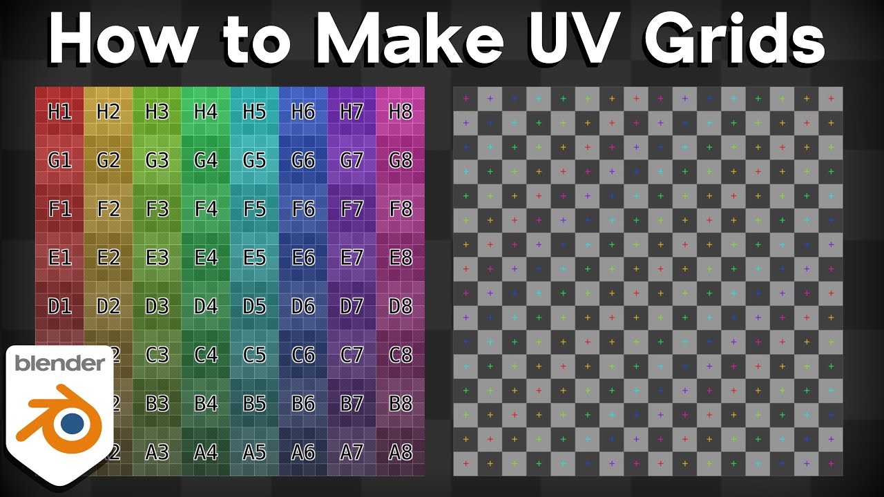 How to Make UV Grids in Blender (Tutorial)