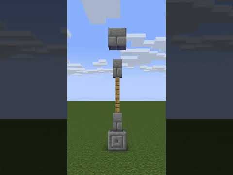 Minecraft Lamp Post Design Idea #1