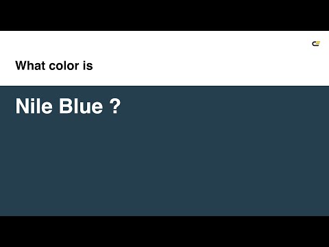Nile Blue color #253f4e hex color - Blue color - Warm color 253f4e