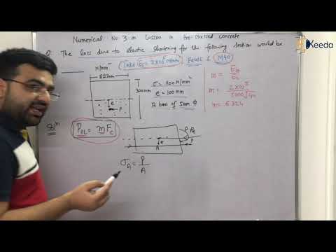 Numerical number 3 on losses in prestressed concrete - Concrete Structures - GATE Video Lecture ...