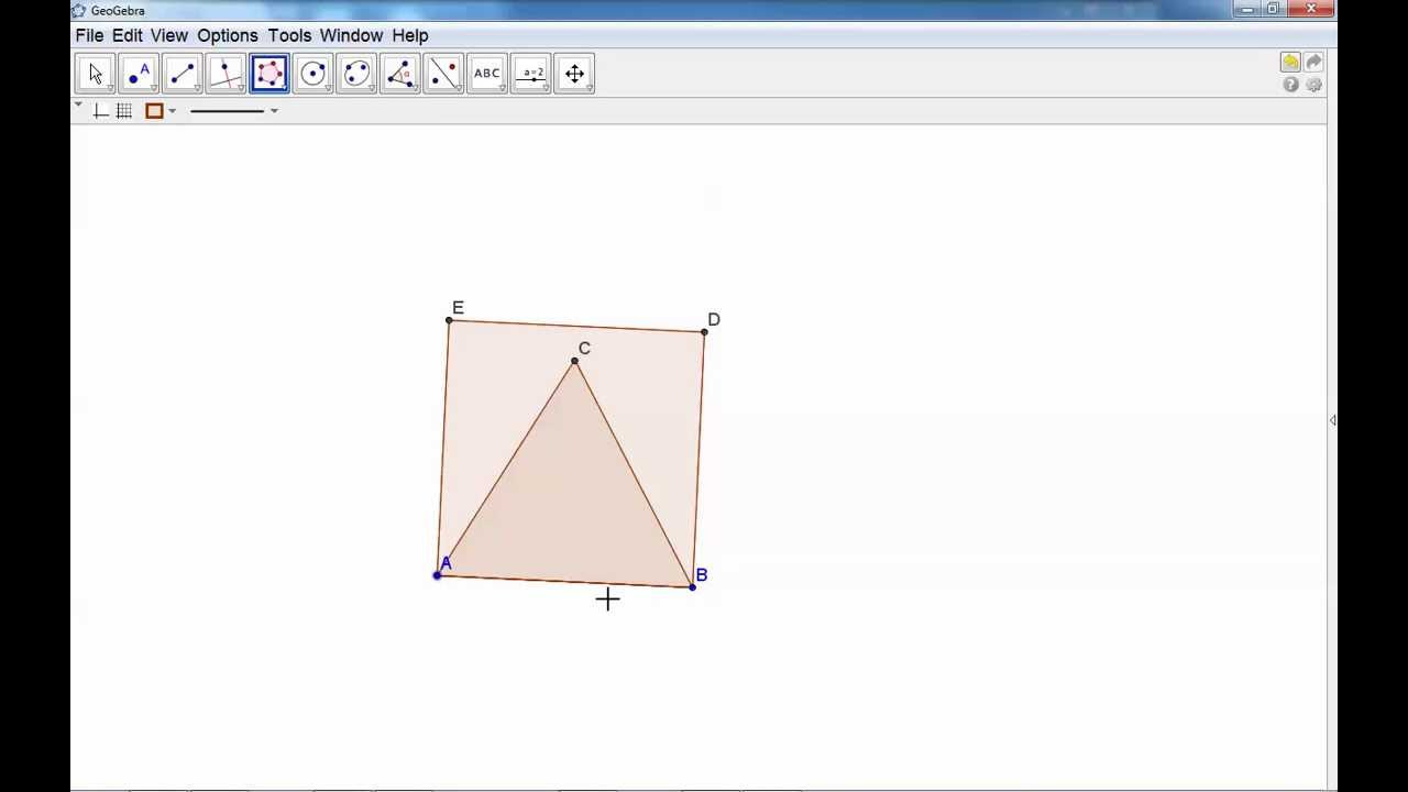 GeoGebra Tutorial: construct regular polygons