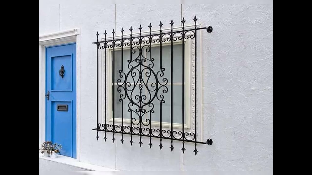 Latest Iron Aluminium window grill designs | best Window grill collection