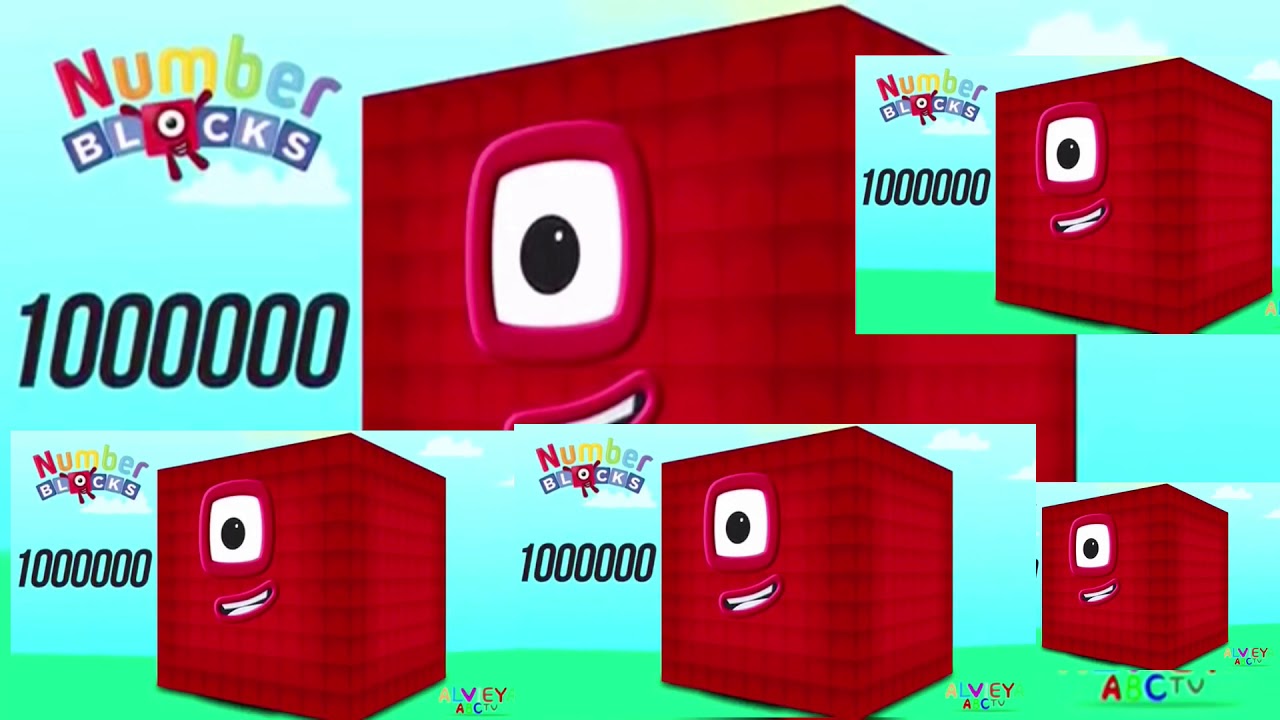 1-infinity+11 numberblocks