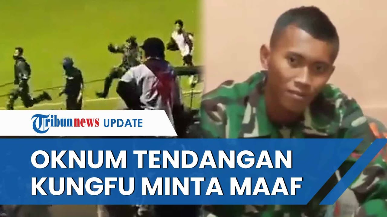 Oknum Aparat Tni Yang Viral Tendangan Kungfu Ke Aremania Saat Tragedi