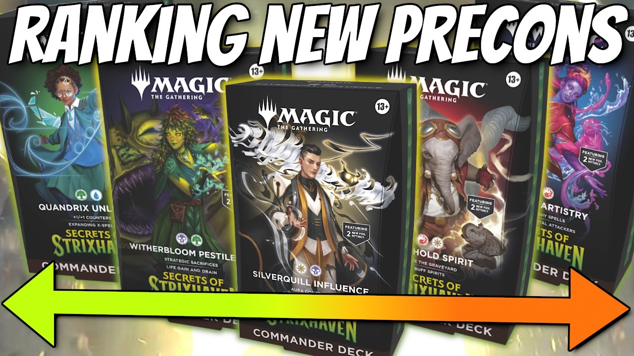 Secrets of Strixhaven ULTIMATE Precon Guide  |  Ranking New #MTGSOS Decks